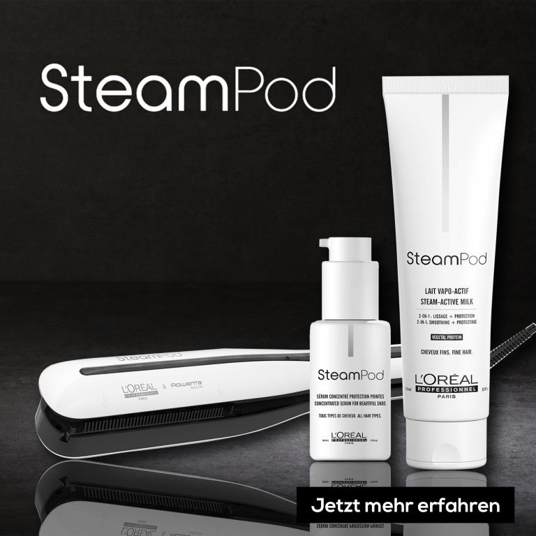 Steampod von L'Oreal - die Kraft des Dampfes und die Pflege von Pro-Keratin