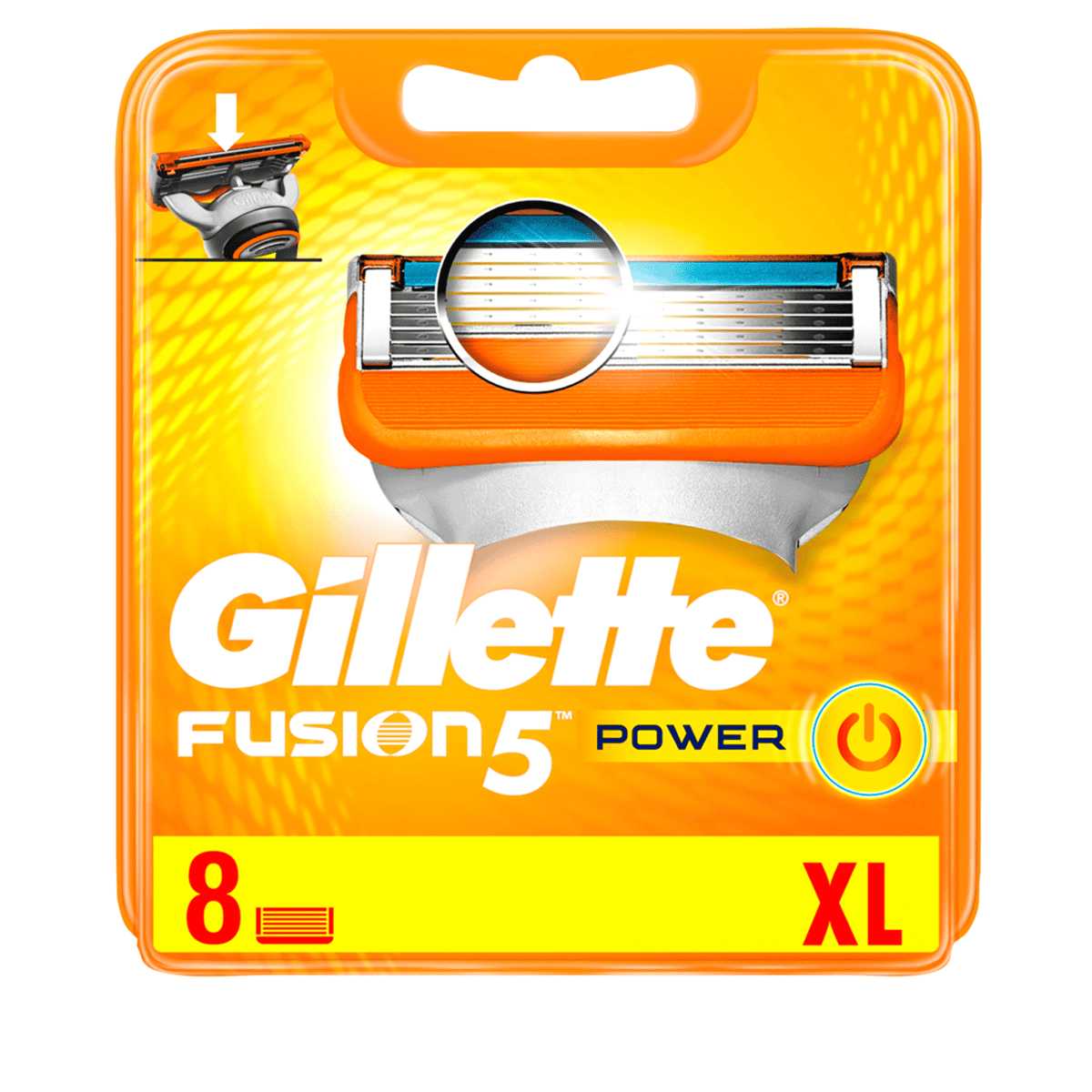 Gillette - Power Systemklingen 8er | haar-shop.ch