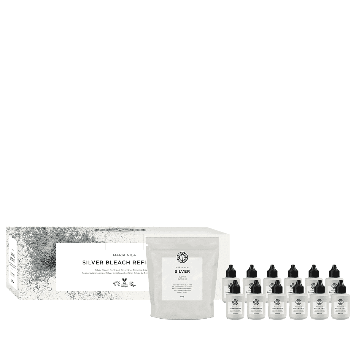 Maria Nila - Silver Bleach Refill + Silver Shots • haar-shop.ch