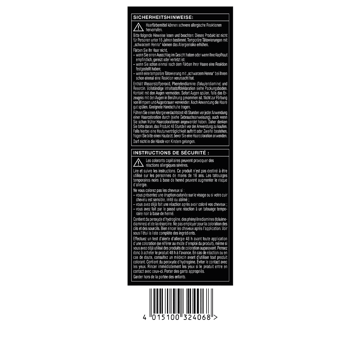 Permanente Coloration