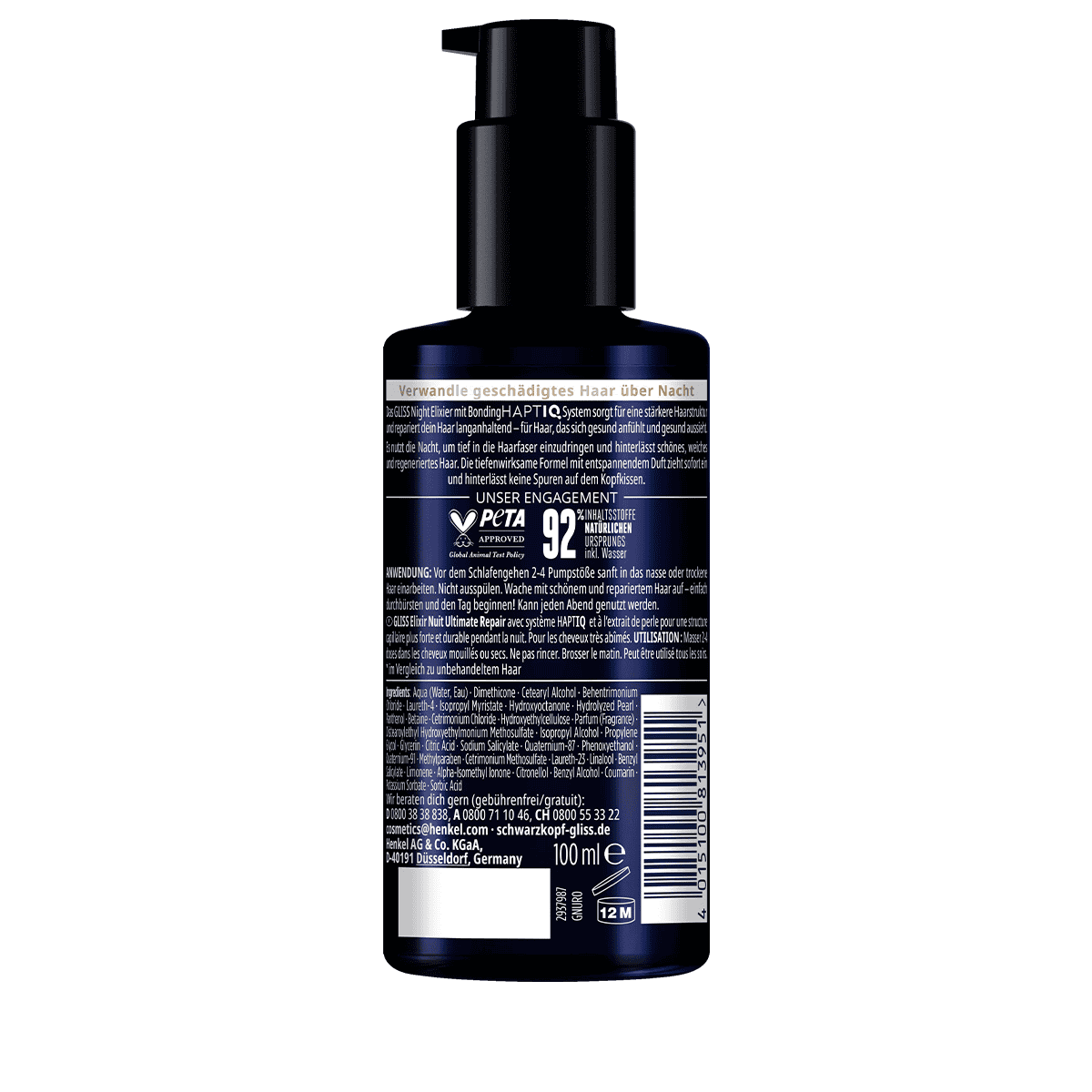 Schwarzkopf Night Elixir • Ultimate Repair Serum • haar-shop.ch