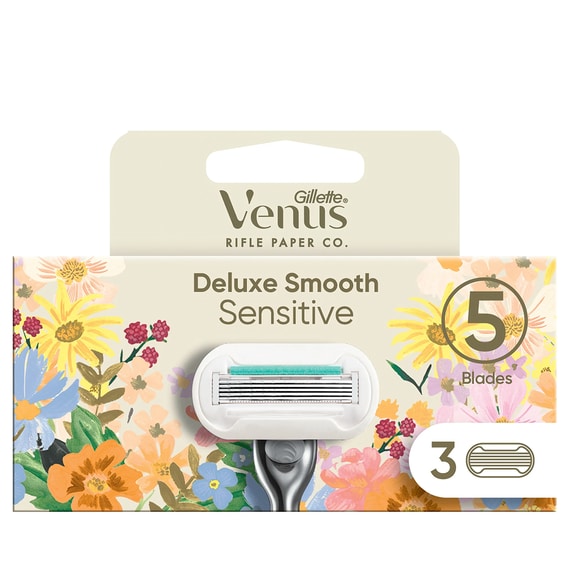 Gillette Venus • Rifle Paper Co. lames de système - pack de 3