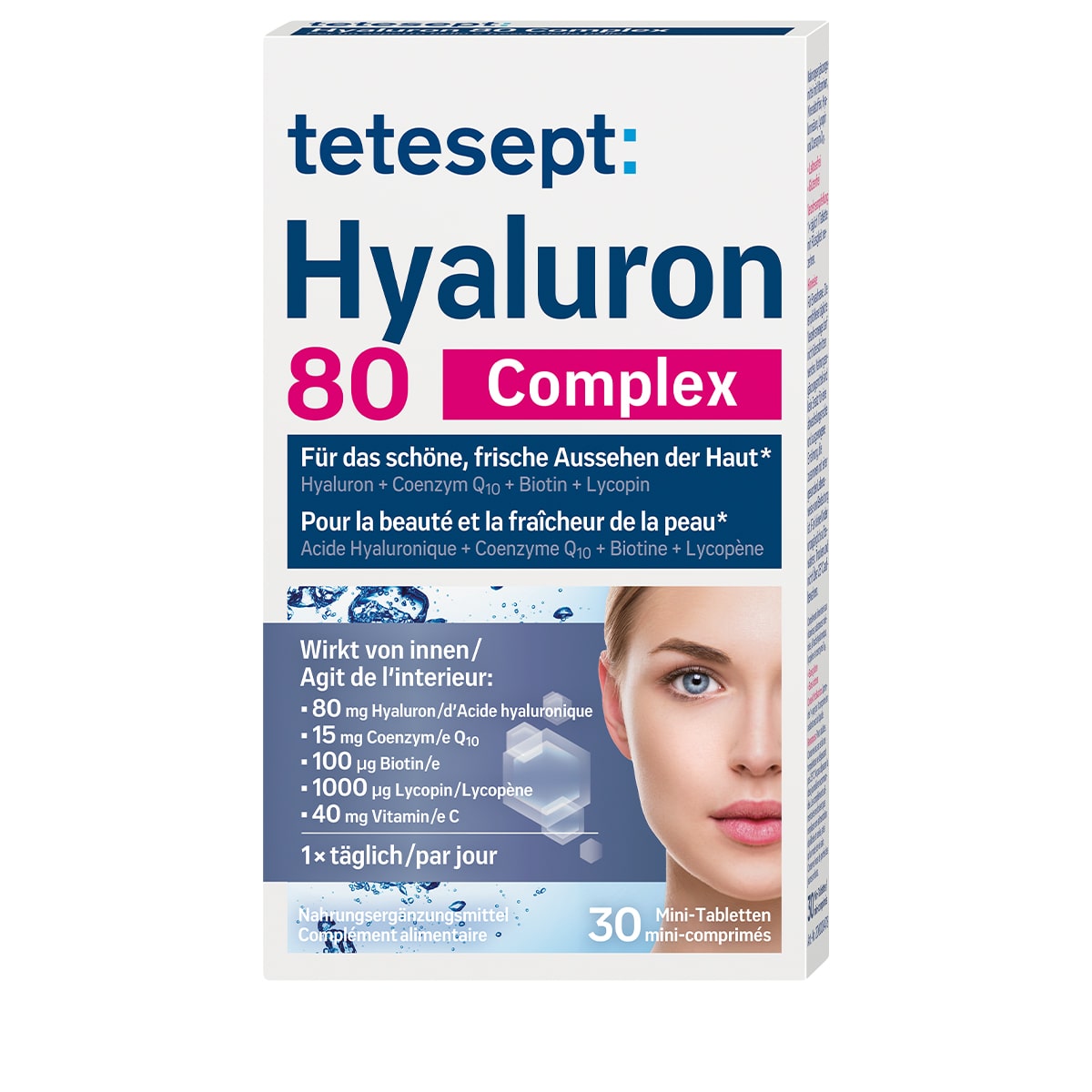 Tetesept • Hyaluron 80 Complex Tablets - 30 Count