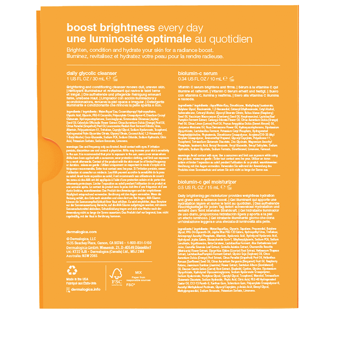 Dermalogica Daily Brightness Booster Kit