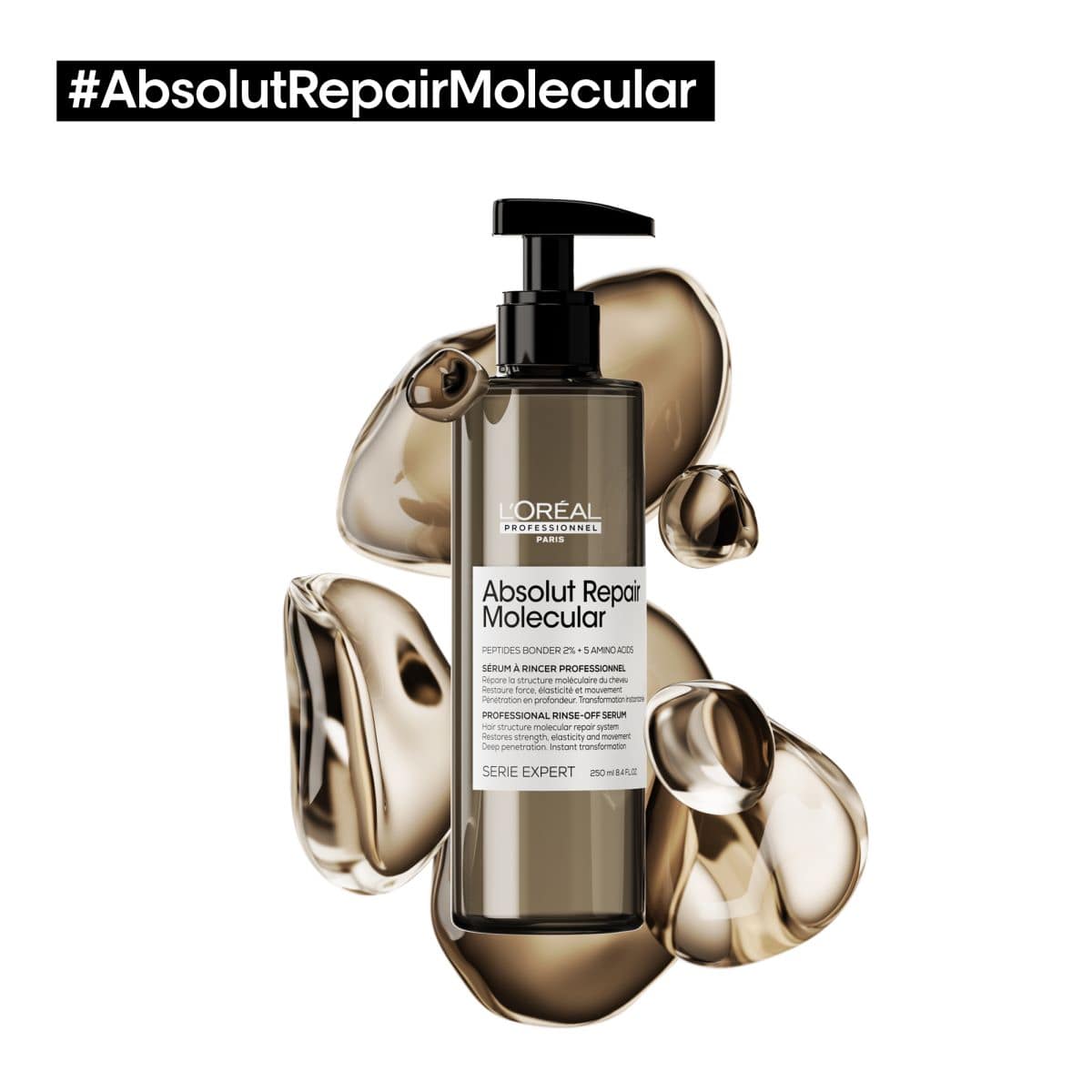 L'Oréal Professionnel • Absolut Repair Molecular Rinse-Off Serum • haar ...