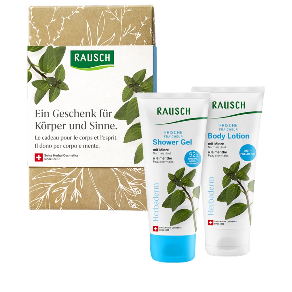 Rausch • Geschenkset Minze • haar-shop.ch