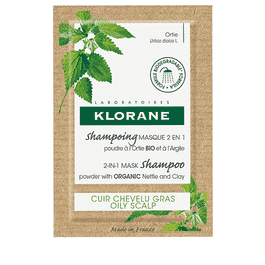 Klorane Puder-Shampoo-Maske 2in1 Bio Brennnessel • haar-shop.ch