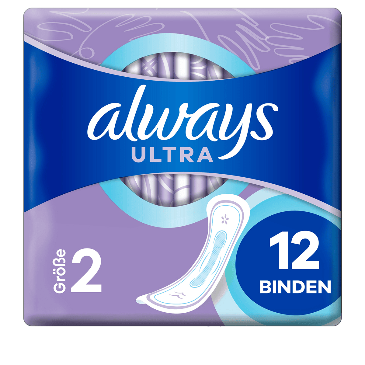 Always • Ultra Binde Long 12 Stück • haar-shop.ch