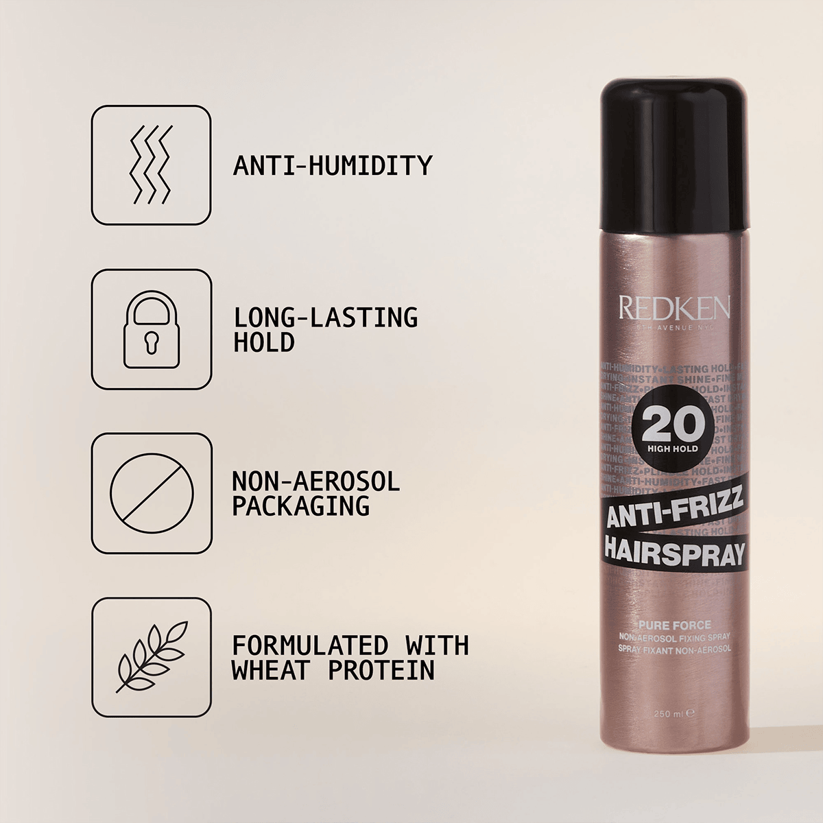 Redken Anti-Frizz Hairspray • Haarpflege für glattes Haar