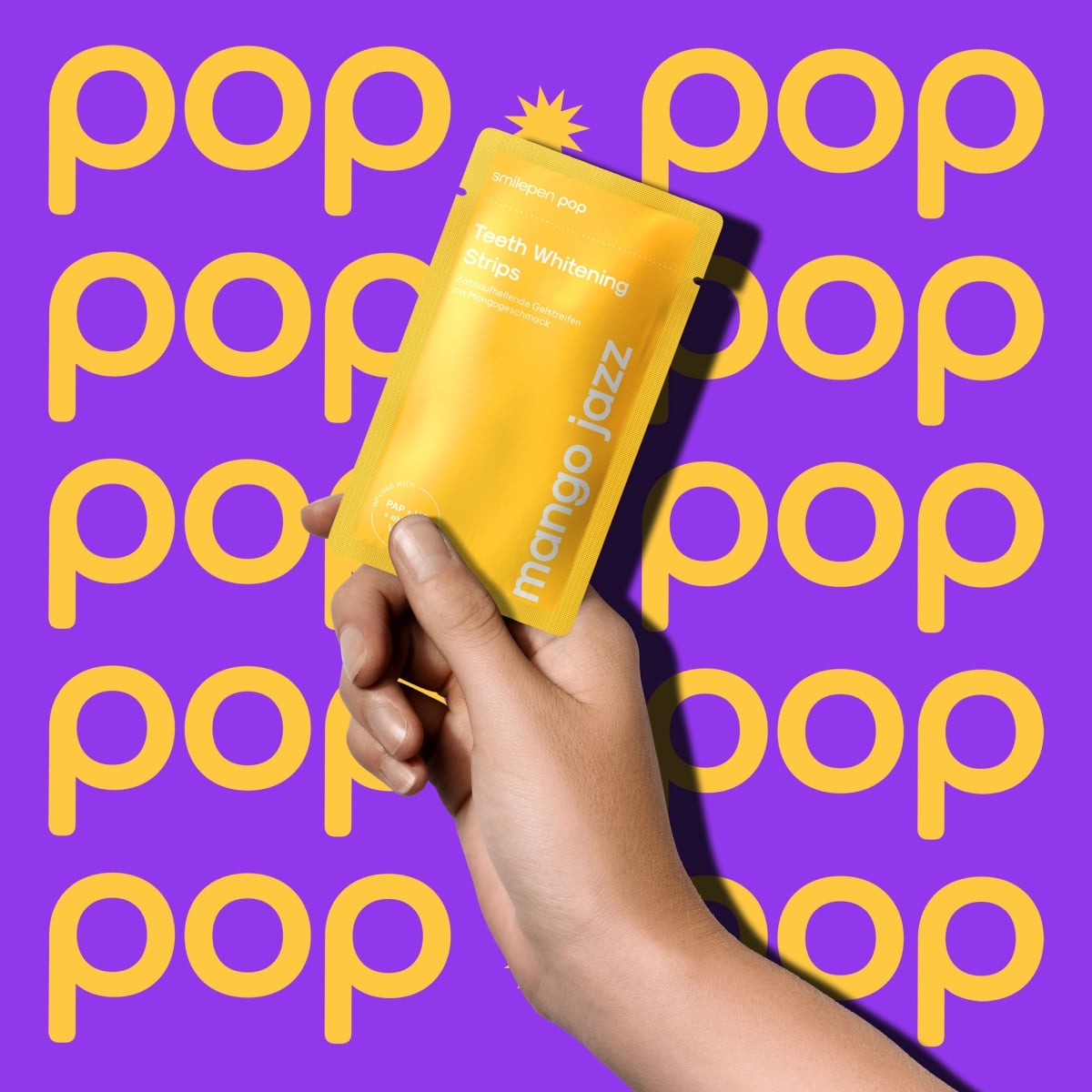 Smilepen • Pop Mango Whitening Strips 7x2