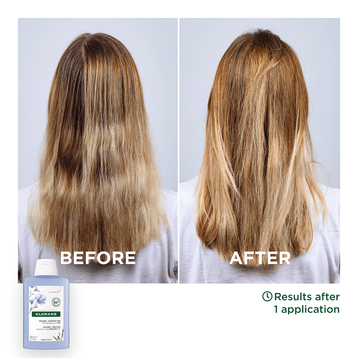 Linen fibre shampoo bio