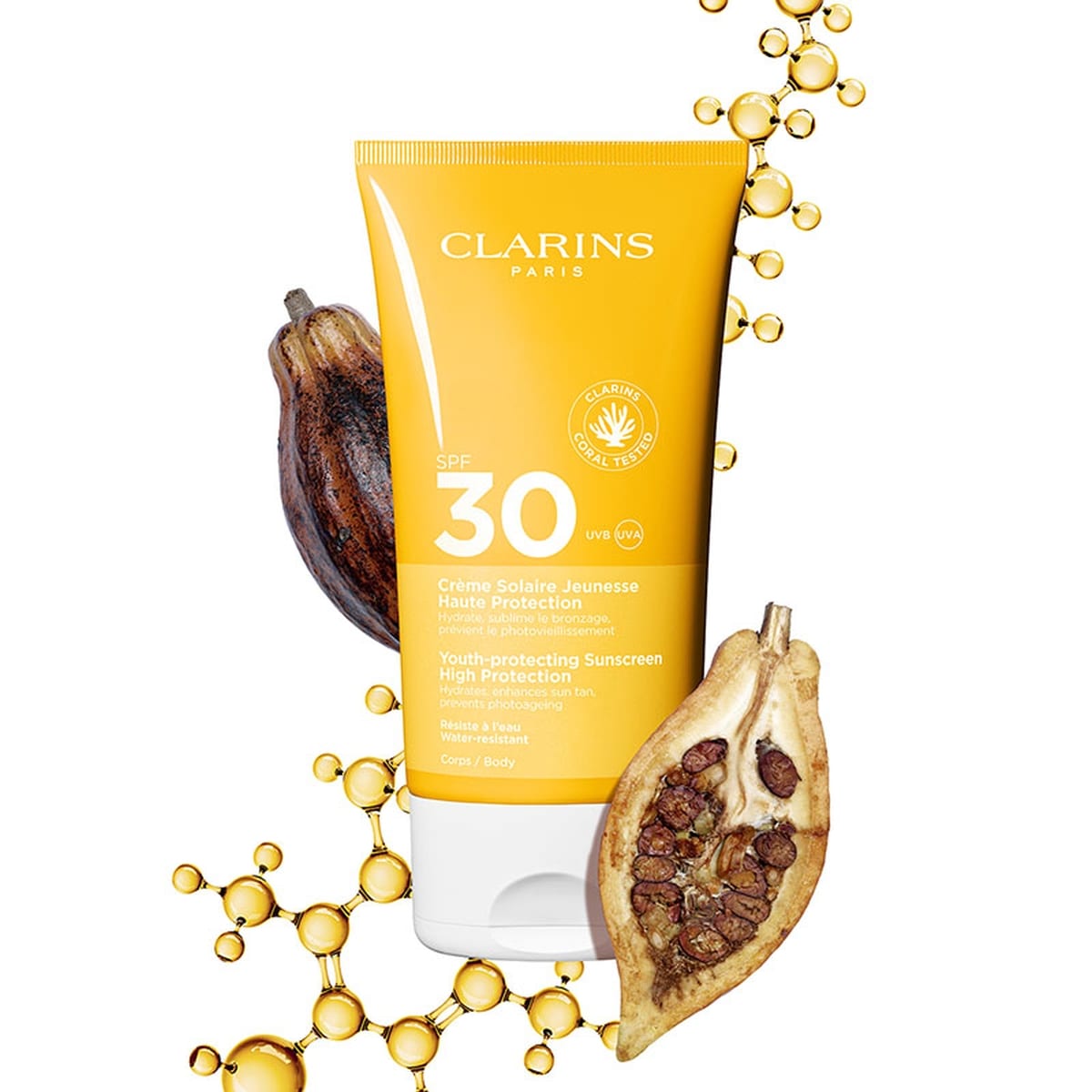 Clarins • Youth Sun Cream High Protection SPF 30 Body • haar-shop.ch