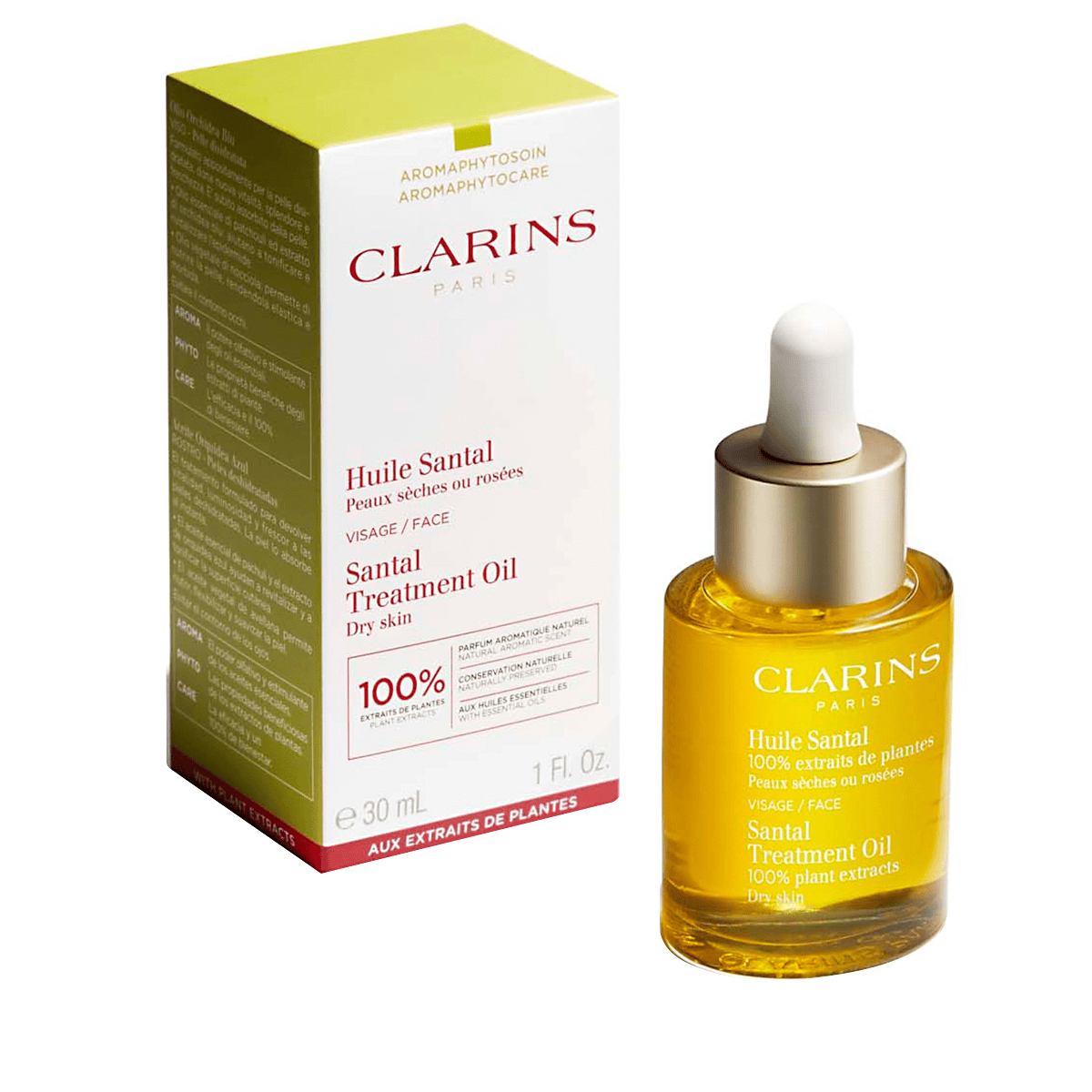 Clarins • Huile 'Santal' – Premium Pflegeöl für sanfte Haut