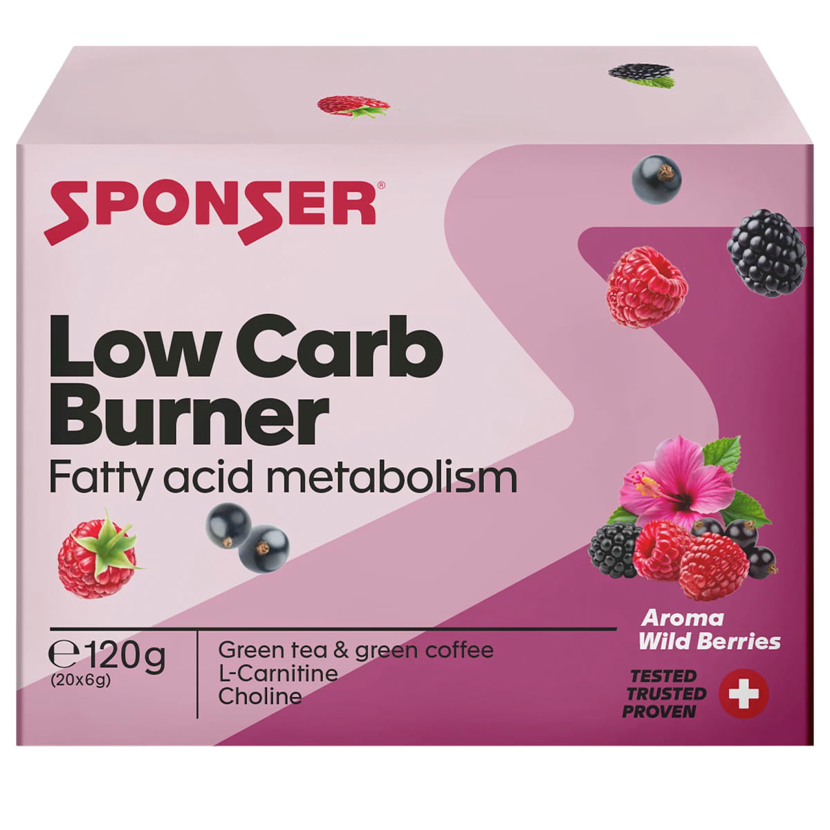 Sponser • Low Carb Burner - Wild Berries • haar-shop.ch