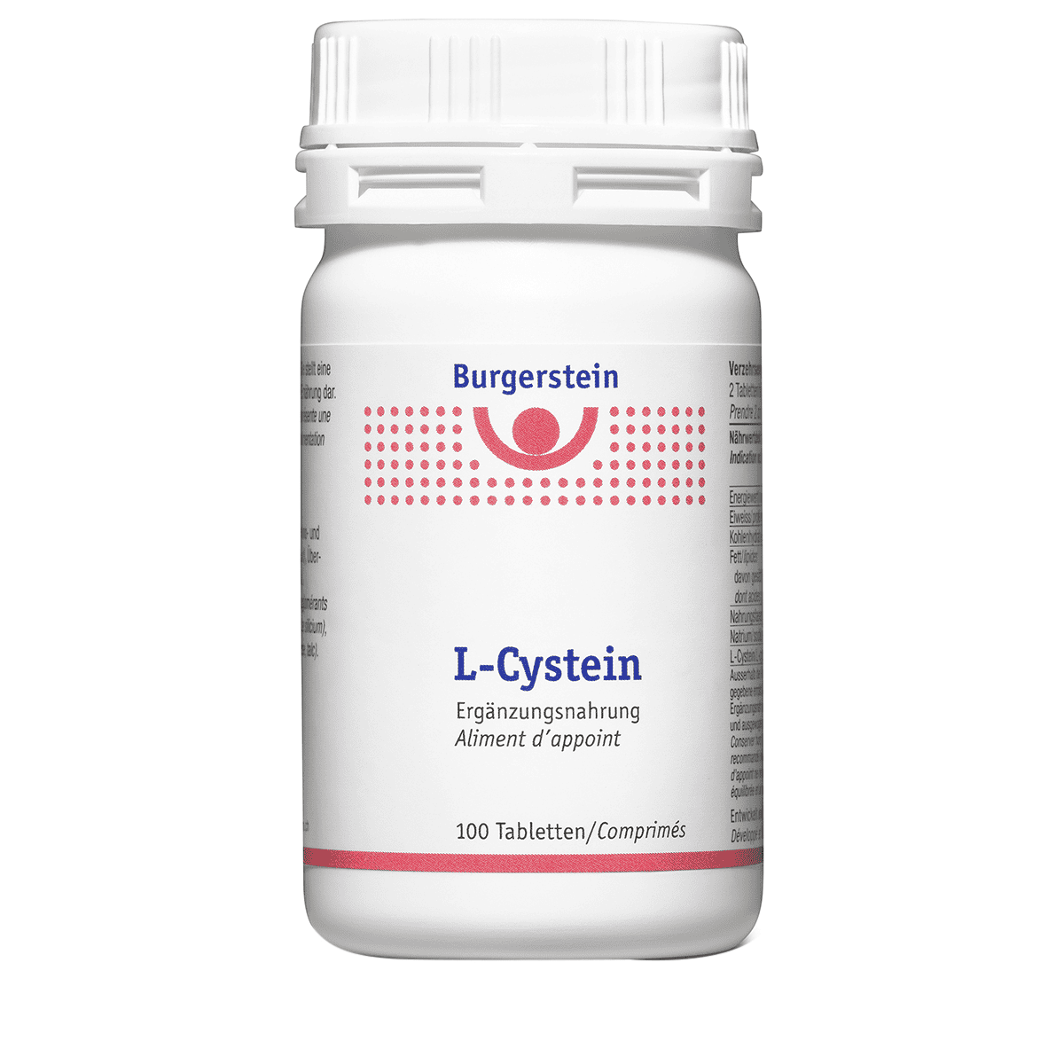 Burgerstein L-Cystein 100 Tabletten • Nahrungsergänzungsmittel