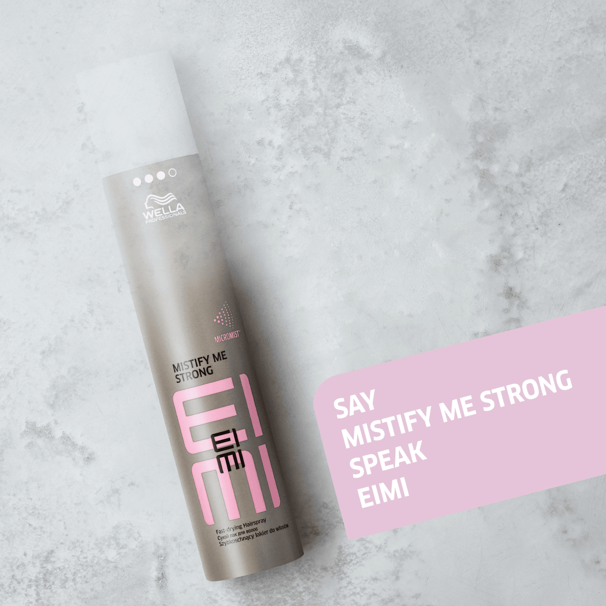 Wella Professionals EIMI Mistify Me Strong Haarspray • haar-shop.ch