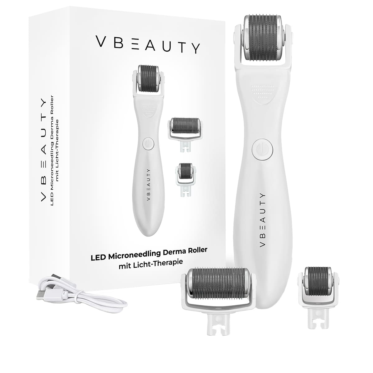 VBEAUTY • LED Microneedling Derma Roller • haar-shop.ch
