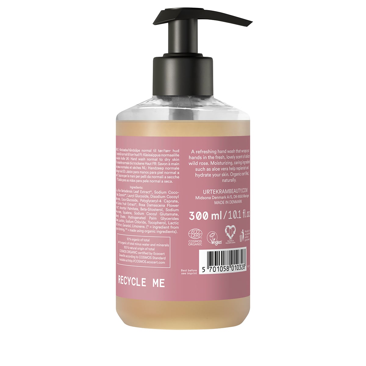 Urtekram • Soft Wild Rose Hand Wash 300 ml