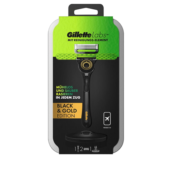 Gillette • Razor with 2 Blades & Travel Case • haar-shop.ch