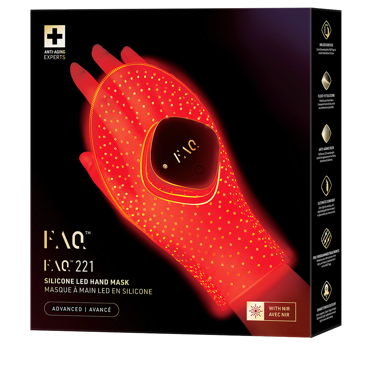 FAQ • FAQ 221 Silicone LED Hand Mask • haar-shop.ch