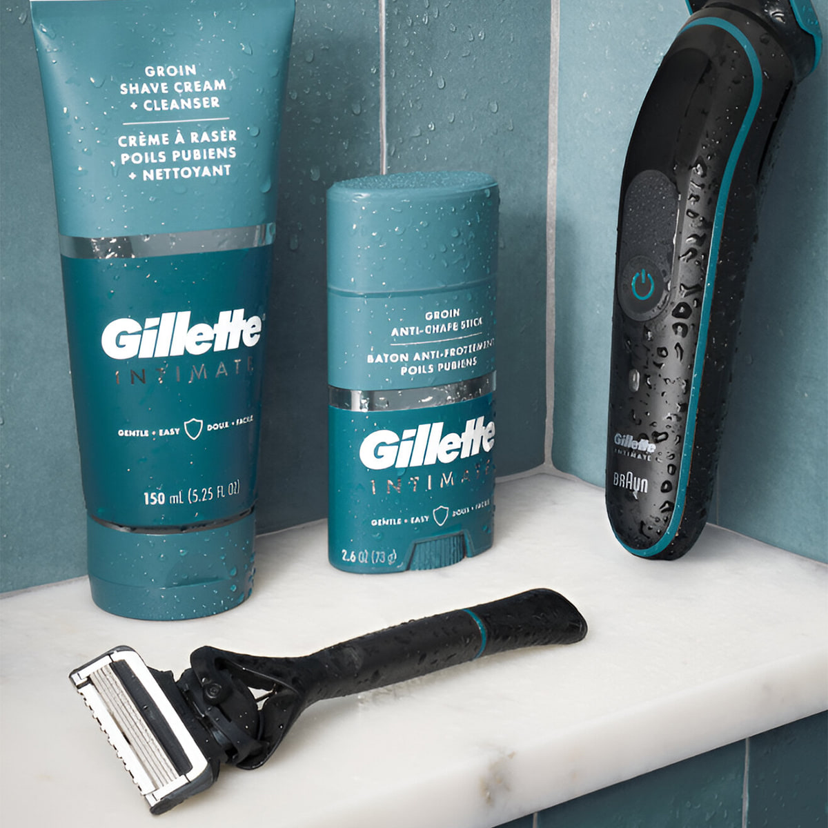 Gillette System Blades for Genital Area - 6 pcs.