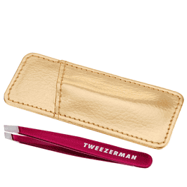 Tweezerman Mini Pinzette schräg Celestial Fuchsia • haar-shop.ch