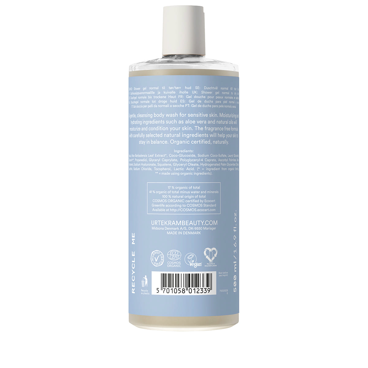Fragrance Free Body Wash • Urtekram • Find Balance • haar-shop.ch