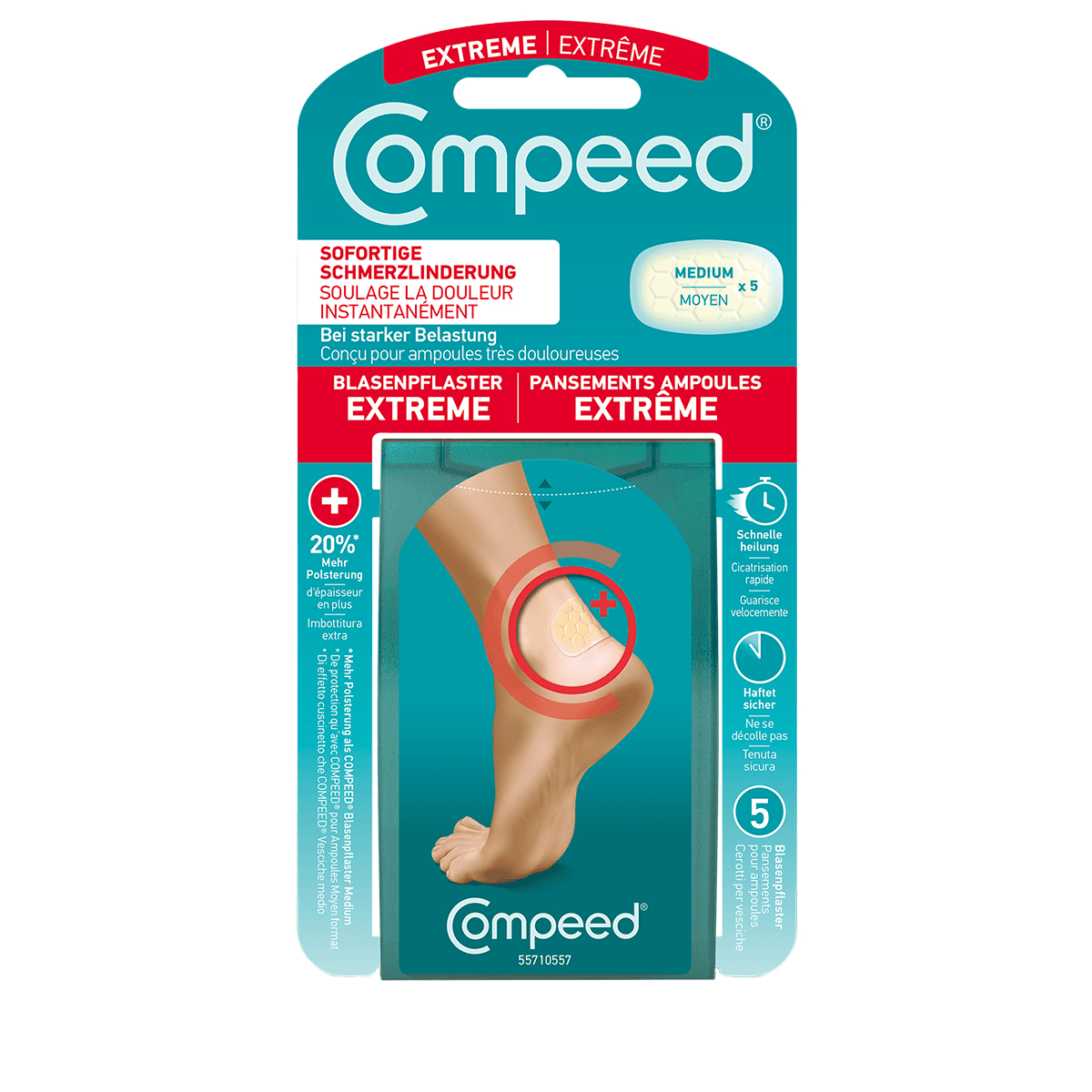 Compeed • Extreme Heel Blister Plaster 5 pcs.
