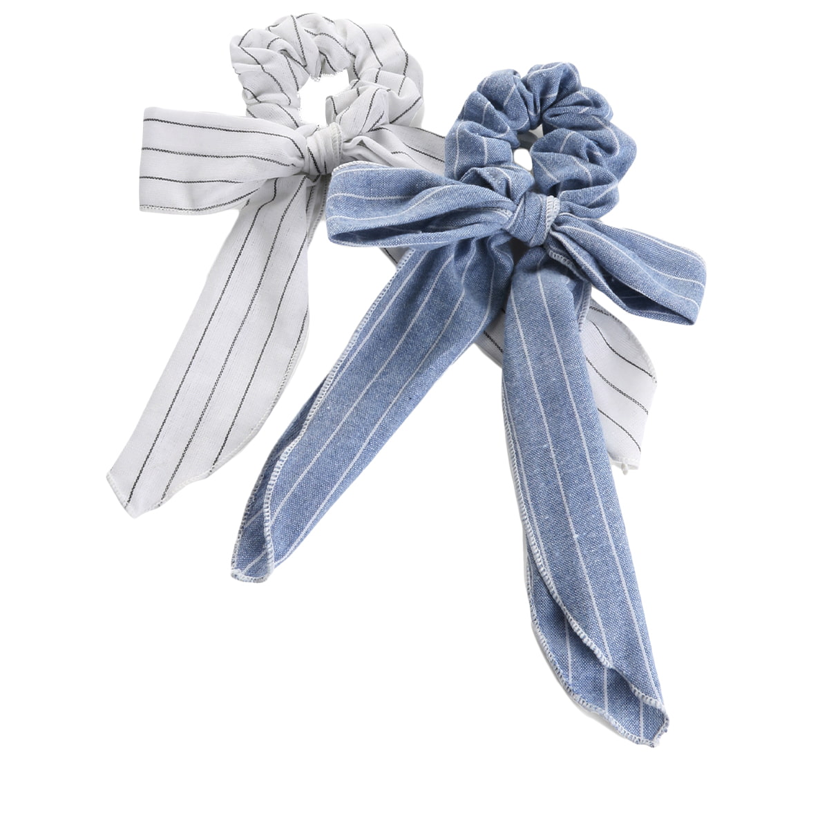 Trisa Accessoires • Denim Scrunchie mit Schleife • haar-shop.ch