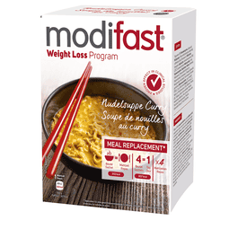 Modifast - Noodles Soup Curry 4 Sachets • haar-shop.ch