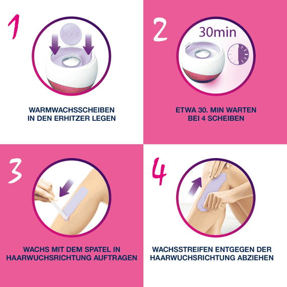 Veet Spawax Ersatz-Wachsscheibe 6 Stk. • Haarpflege • haar-shop.ch