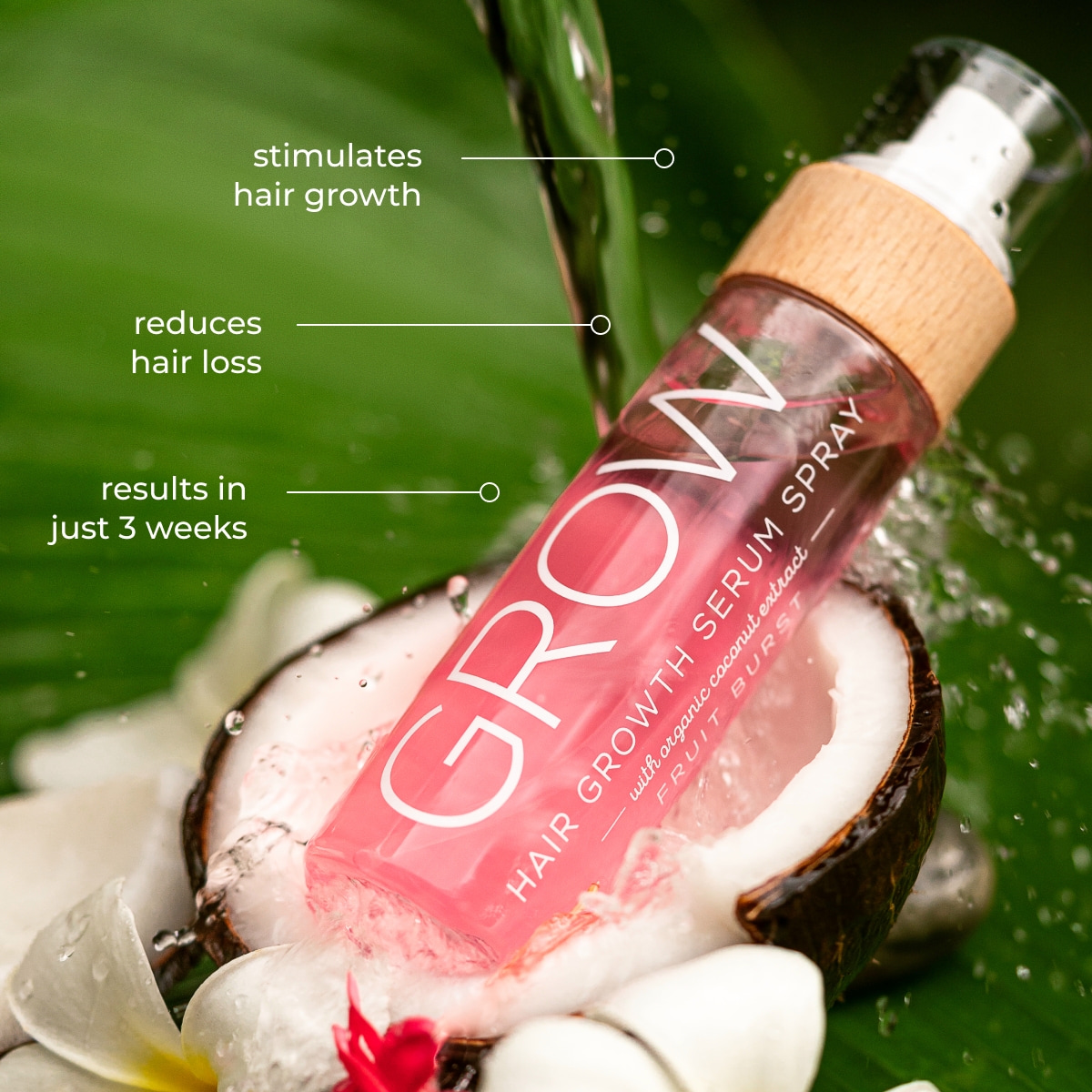 Cocosolis • Grow Hair Growth Serum Spray 110 ml