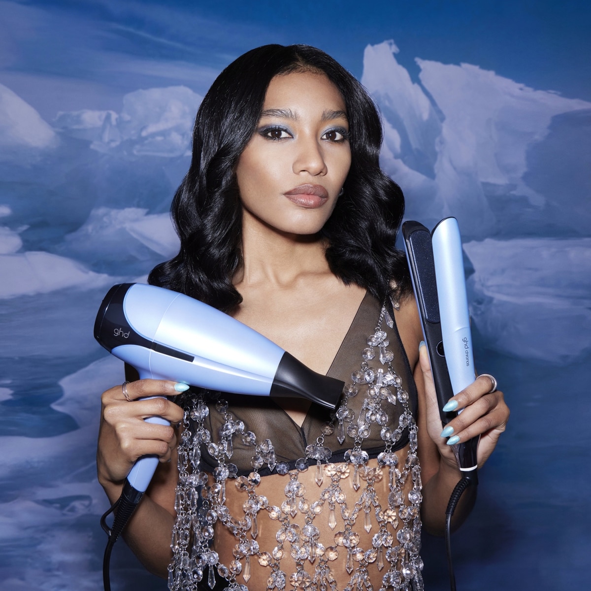 ghd • Chronos & Helios Deluxe Set Icy Blue • haar-shop.ch