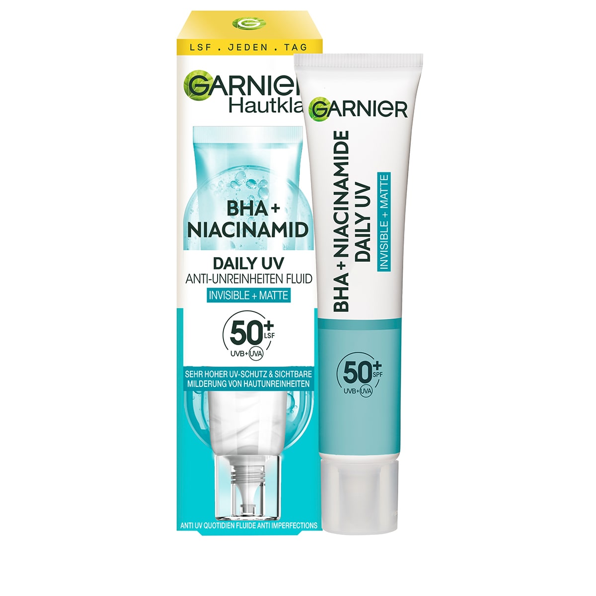 Garnier Daily-UV Anti-Unreinheiten Fluid LSF 50+ • haar-shop.ch