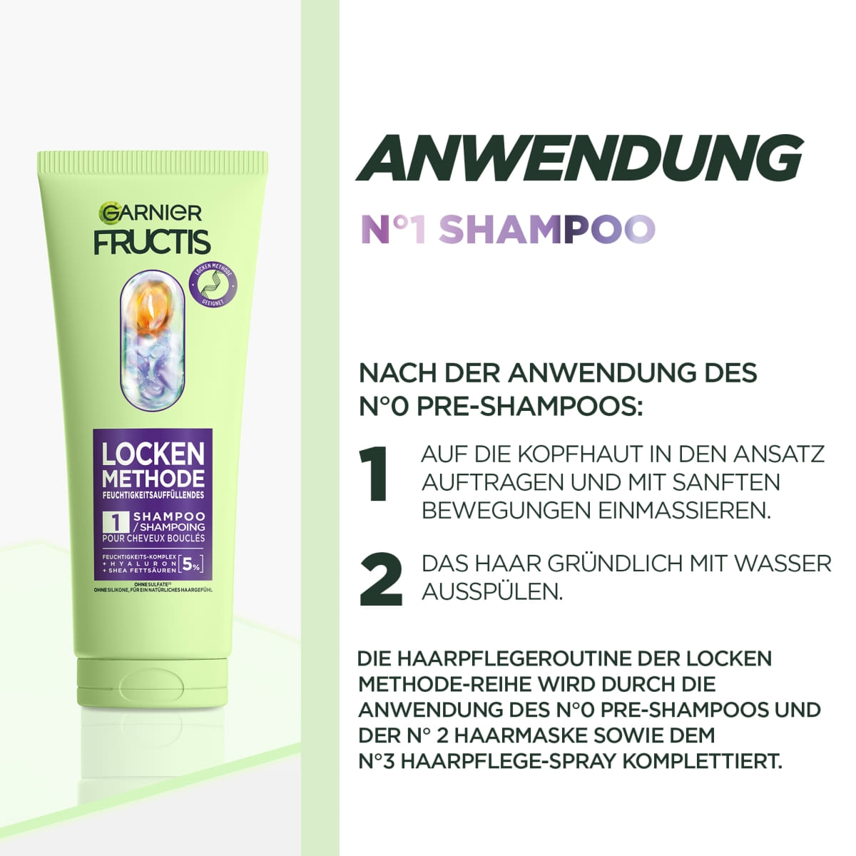 Garnier Locken Methode Shampoo für alle Lockenarten • haar-shop.ch