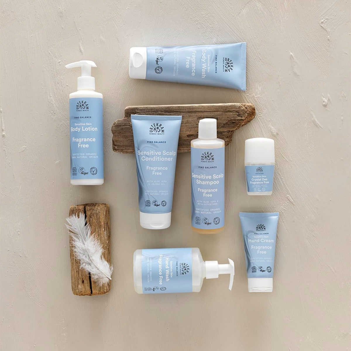 Urtekram • Find Balance Fragrance Free Body Lotion - Sensitive Skin 245 ml