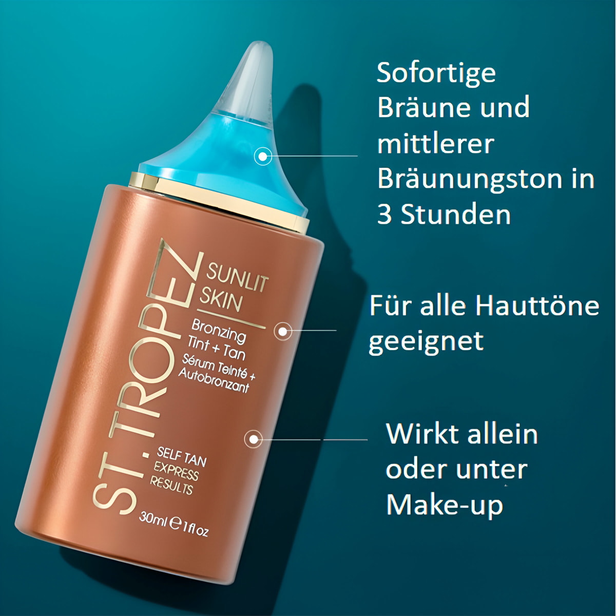 St. Tropez Sunlit Skin Bronzing Tint + Tan Serum 30 ml