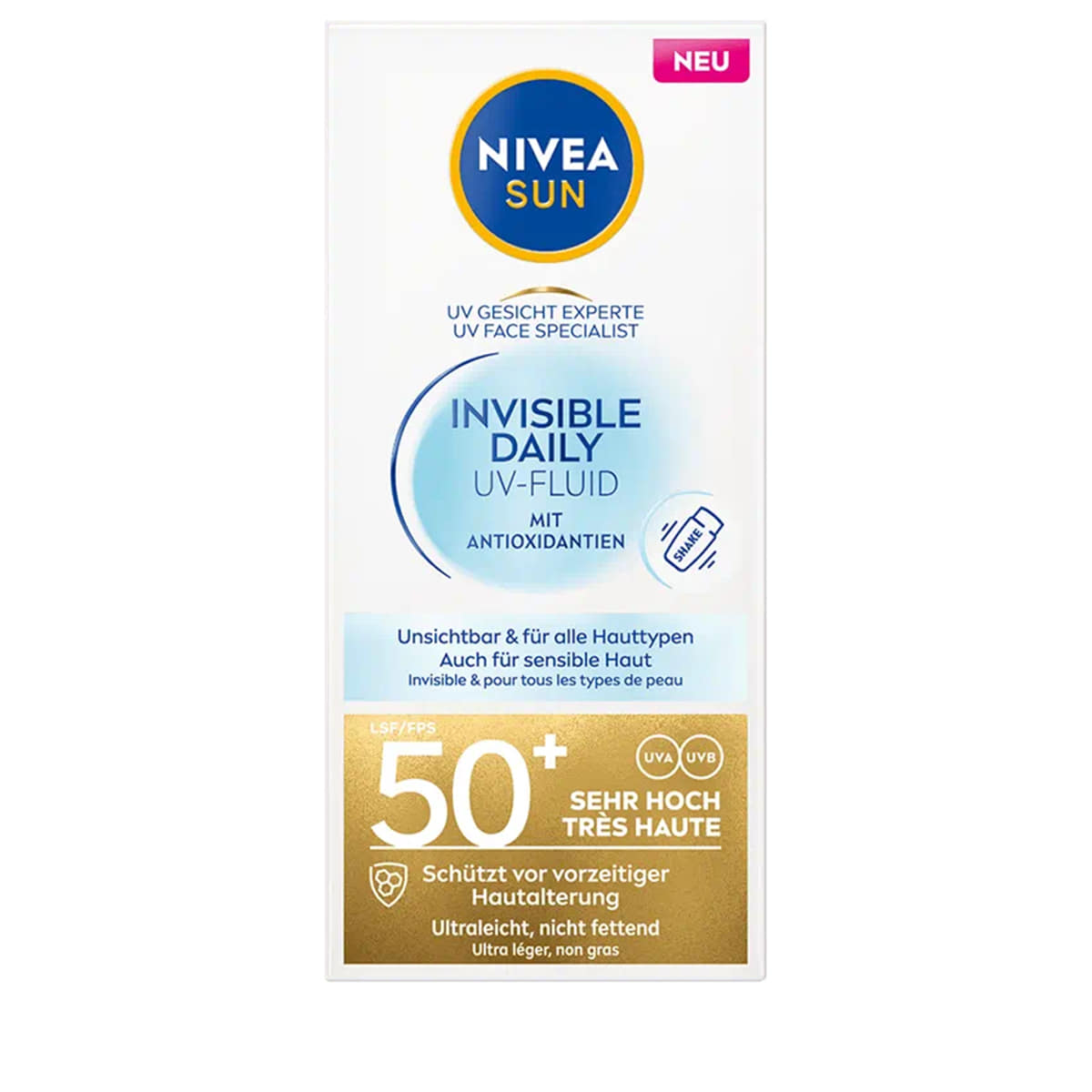 NIVEA • UV Face Invisible Daily Fluid SPF50+