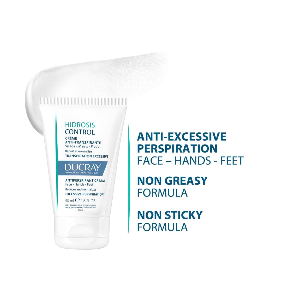 Ducray Hidrosis Control Antiperspirant Cream 50 ml