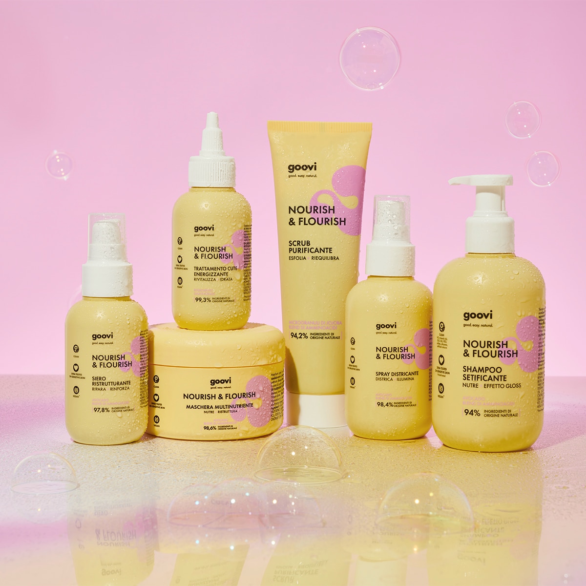 Goovi • Nourish & Flourish Shampoo for Silky Hair 250 ml