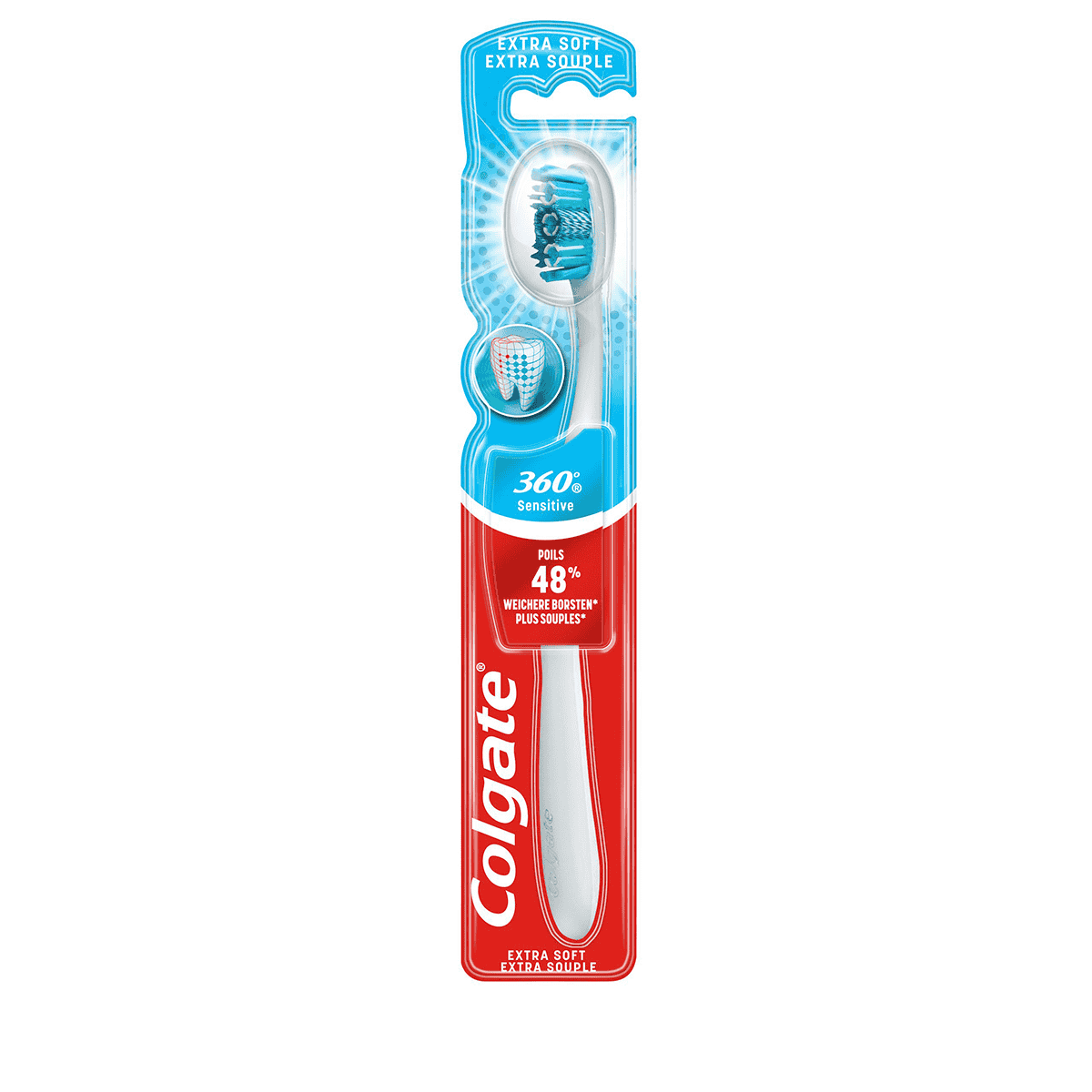 Colgate • 360° Sensitive Extra Weich Zahnbürste • haar-shop.ch
