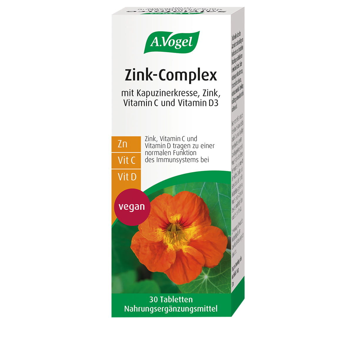 A.Vogel • Zinc Complex - 30 Tablets
