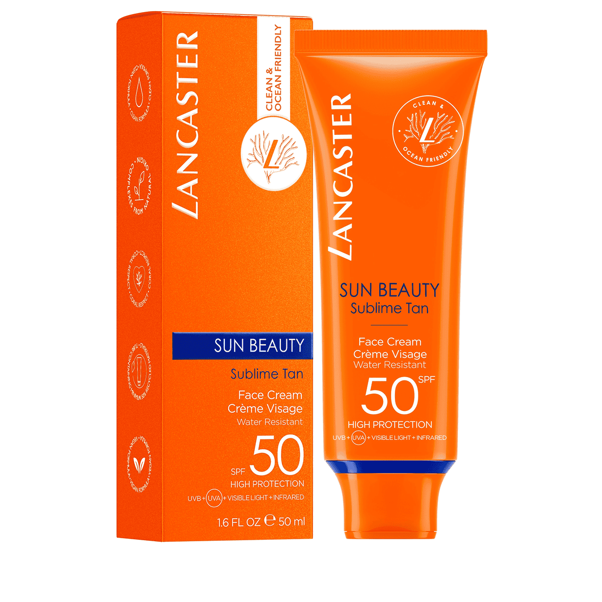 Lancaster Face Cream SPF 50 • High Protection Moisturiser