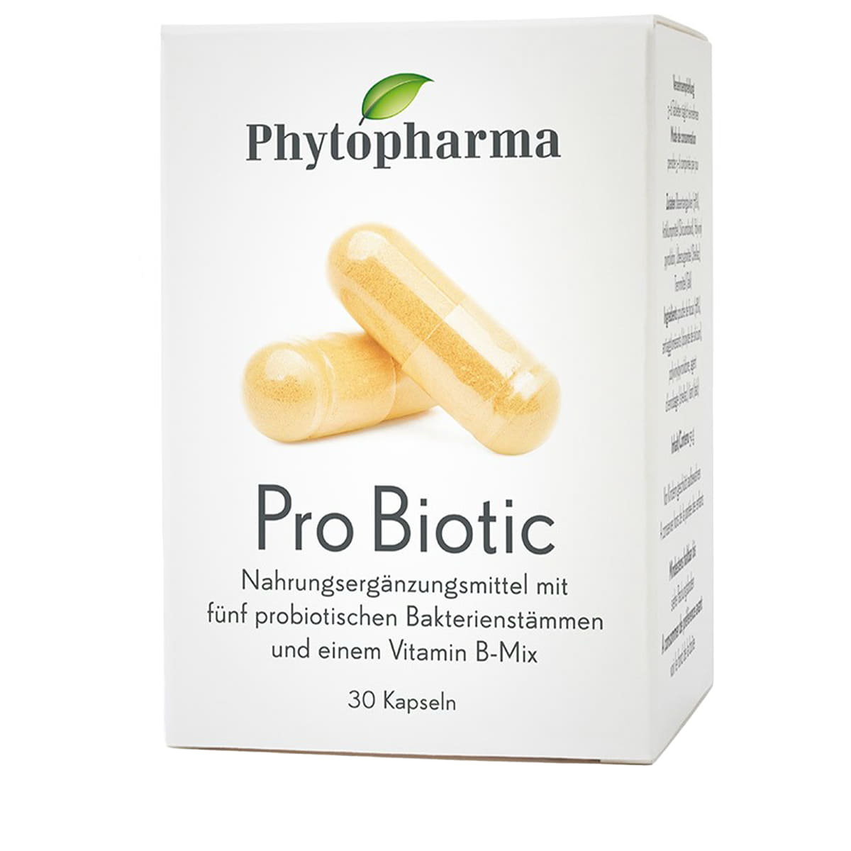 Phytopharma • Pro Biotic Capsules 30 Pcs. • haar-shop.ch