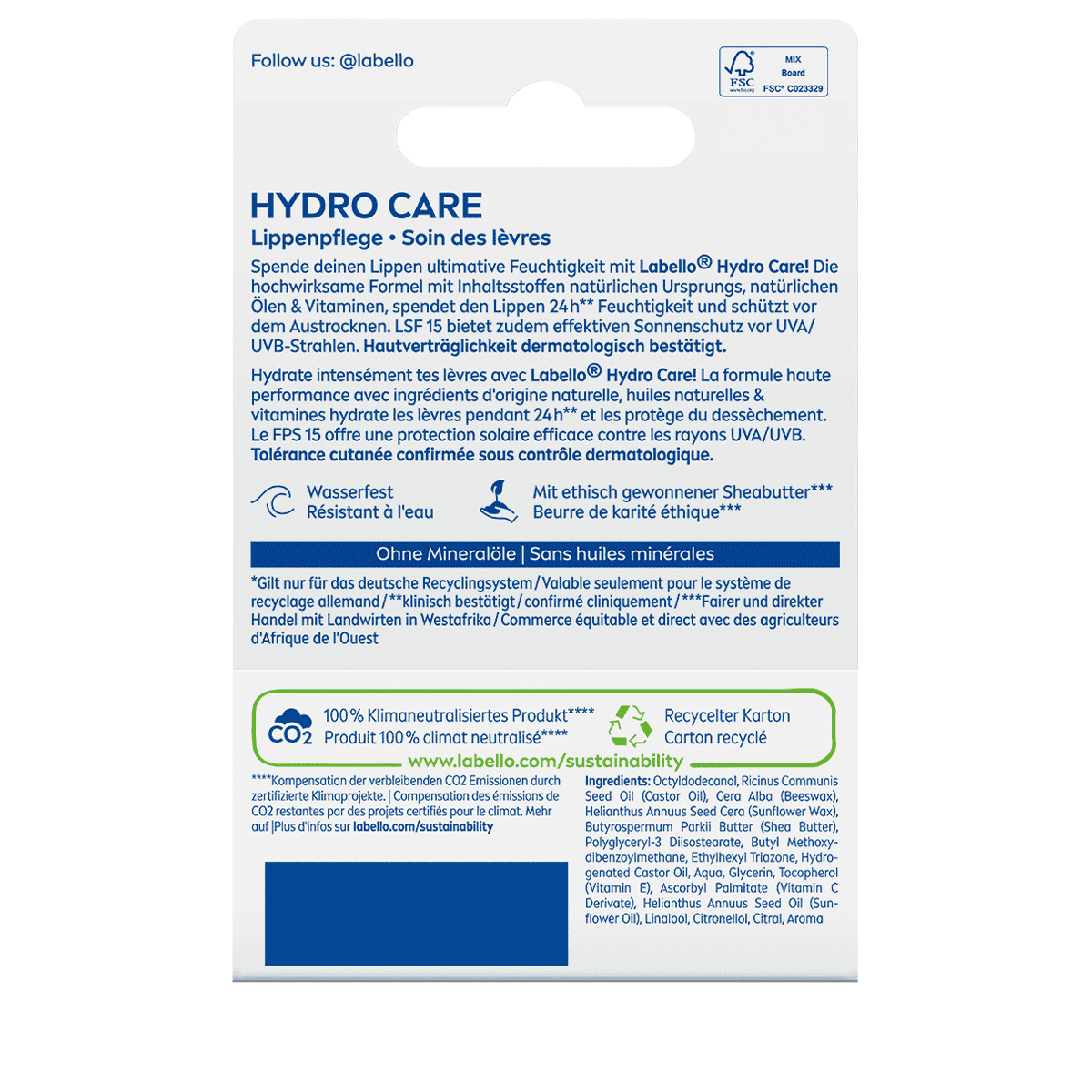 LABELLO • Hydro Care • haar-shop.ch