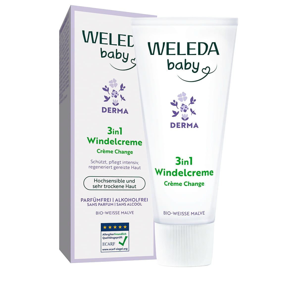 Weleda • Derma 3in1 Diaper Cream White Mallow • haar-shop.ch