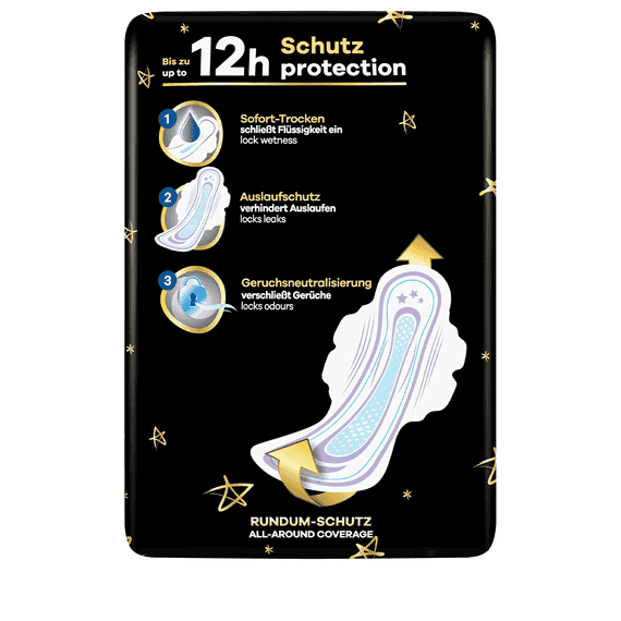 Ultra Secure Night Extra Towels with Wings - 16 Pcs. • haar-shop.ch