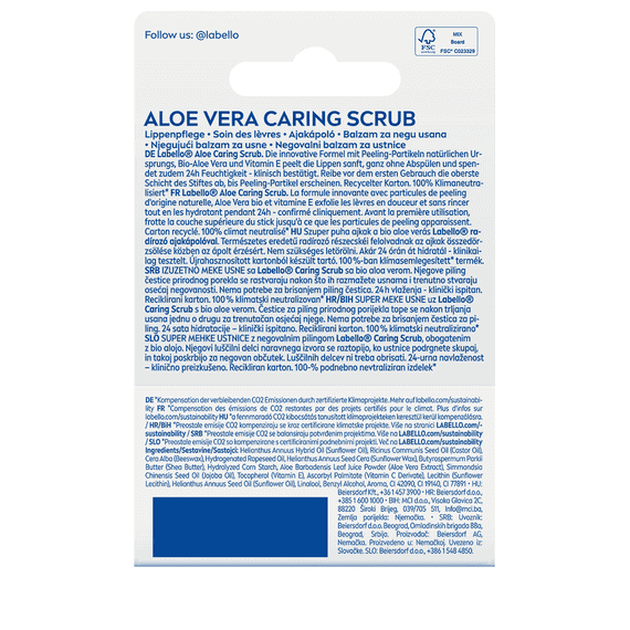 LABELLO • Caring Lip Scrub Aloe Vera