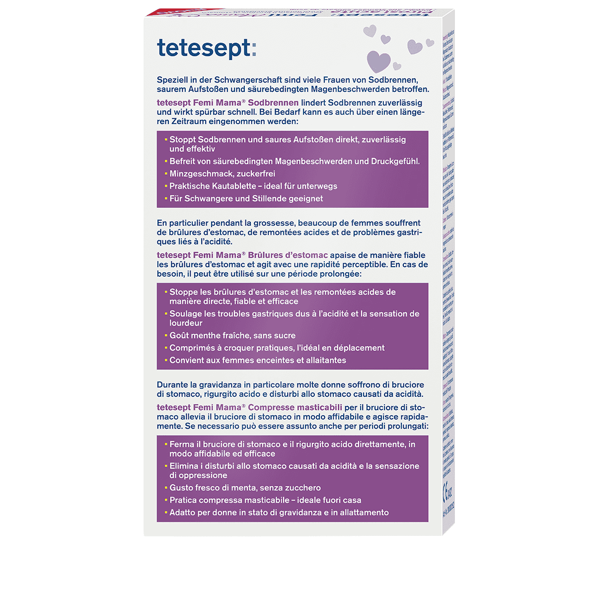 Tetesept • Femi Mama Sodbrennen Chewable Tablets - 10 Pack