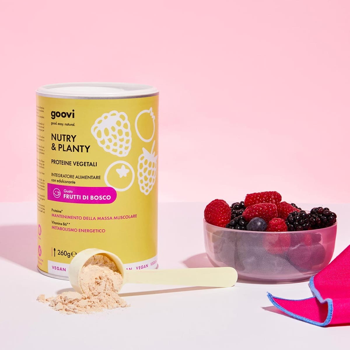 Goovi • Nutry & Planty Plant-based Protein - Berries